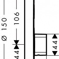 Hansgrohe ShowerSelect S 15747000 Смеситель для душа, купить в магазине ...