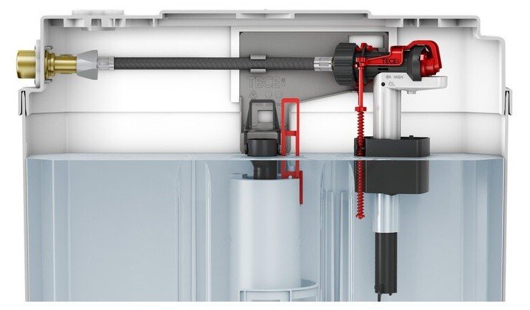 TECE 9820353 Универсальный заливной клапан для сливных бачков, купить в магазине сантехники ...