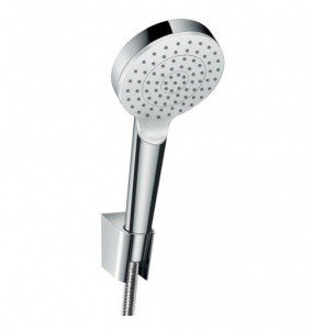 Душевой набор 26569400 Hansgrohe Crometta EcoSmart (белый, хром), в ...