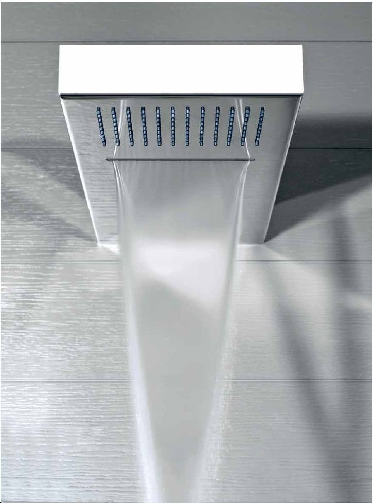 Gessi Segni Rettangolo 32863 238 Верхний душ (полированная сталь), в ...