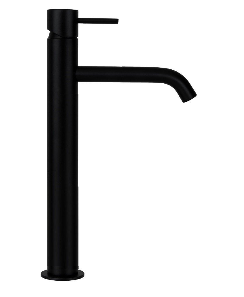 Remer X STYLE X10LXLNO Высокий смеситель для раковины (черный матовый ...