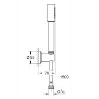 GROHE Sena 28348000 Душевой гарнитур (хром), купить в магазине ...