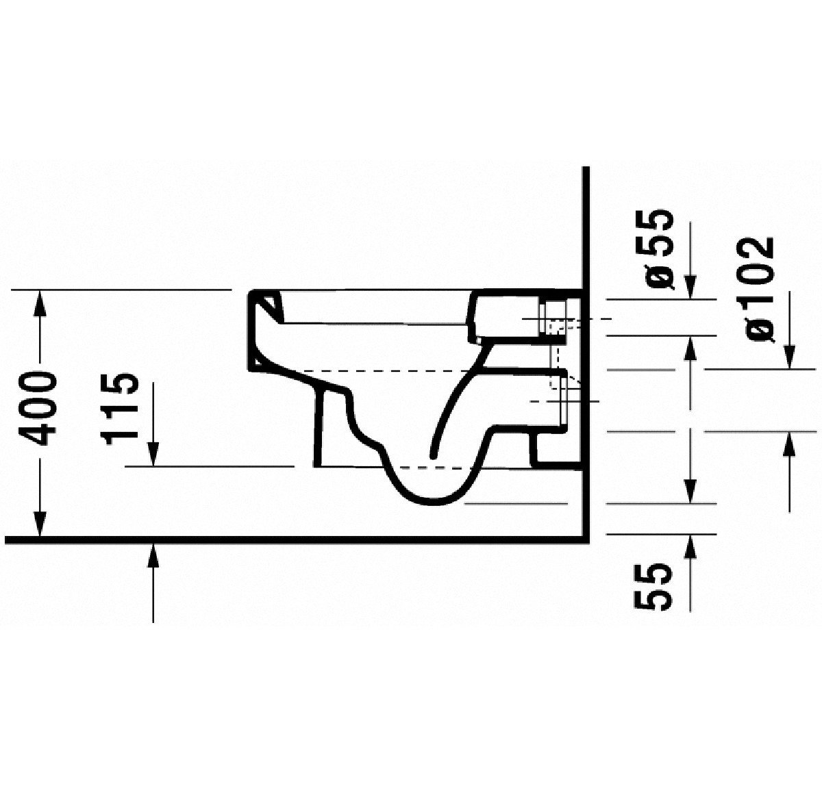 Duravit WG Vero 221709 00 641 Унитаз подвесной (белый), в магазине ...