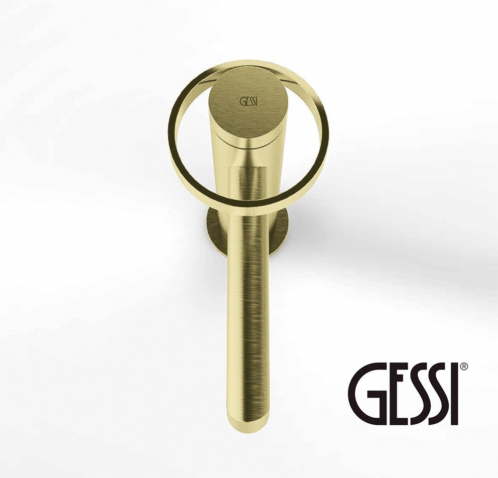 GESSI Anello 63301 727 - Смеситель для раковины | Brushed Brass PVD ...