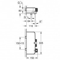Grohe Grohtherm SmartControl 34718000 Термостатический смеситель для ...
