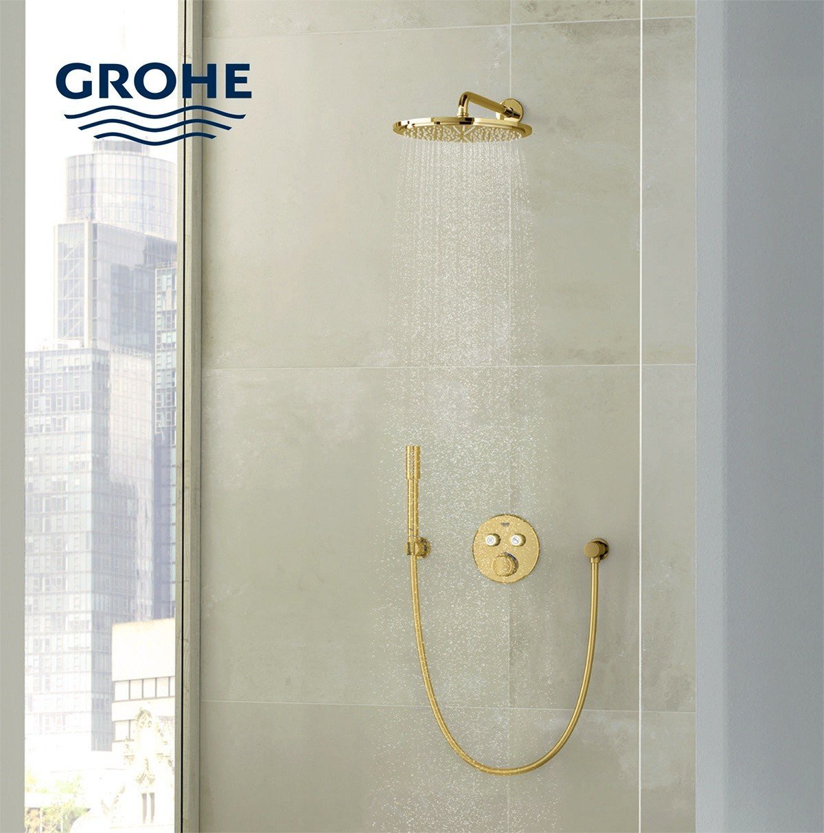 GROHE Grohtherm SmartControl 29119GL0 Термостат для душа | внешняя ...