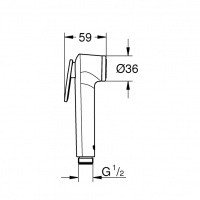Душ гигиенический 28020L01 GROHE Tempesta-F, купить в магазине ...