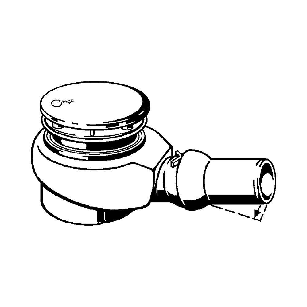 Viega Tempoplex Plus 6960 арт. 578916 Сифон для душевого поддона - слив ...