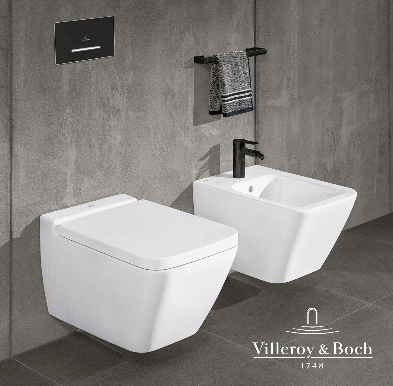 Villeroy & Boch Finion 4664R0R1 Унитаз подвесной 56*37 см ...