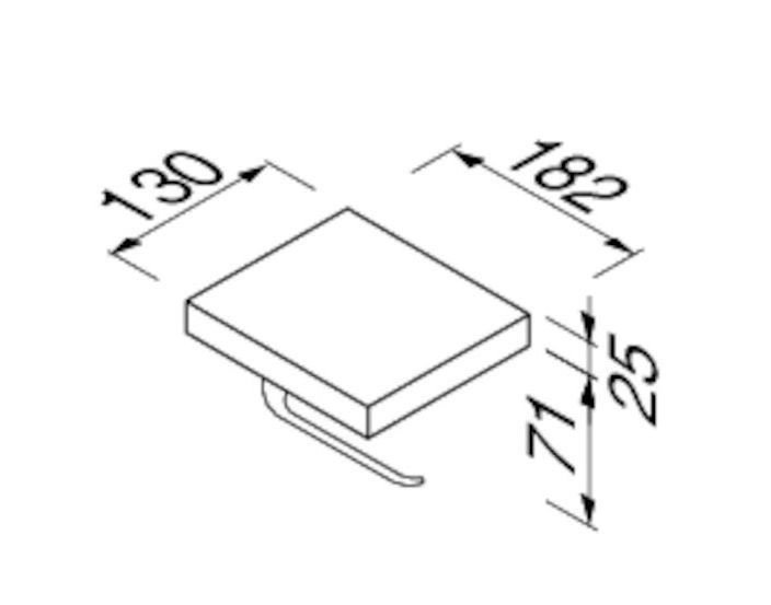 Geesa Haiku 9112508-07 Держатель туалетной бумаги с полкой, в магазине ...