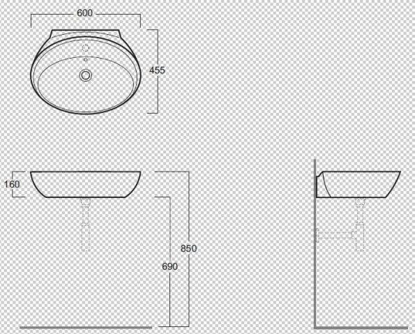 Simas Bohemien BO11+F89 раковина, купить в магазине сантехники Сантехмаг.Ру