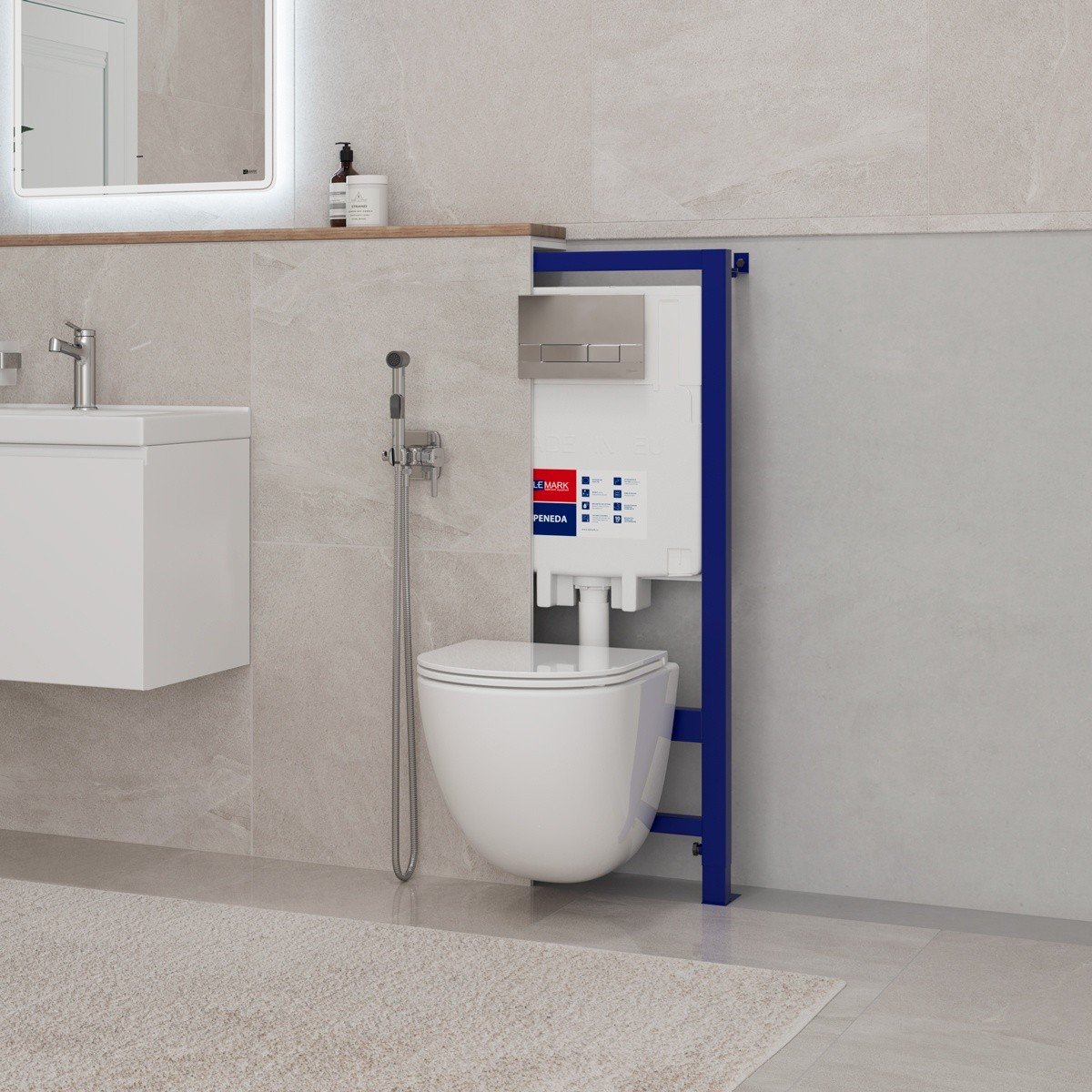 Lemark PENEDA 9880001 Система инсталляции для подвесного унитаза, купить в магазине сантехники ...