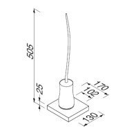 Geesa Haiku 9112511-07 Настенный ёршик для унитаза, в магазине ...