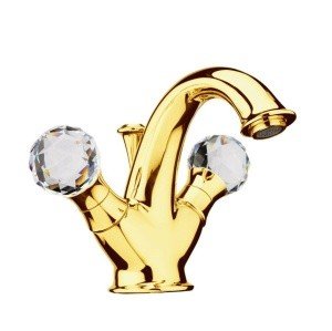 Remer Liberty 13ALIDO Смеситель для раковины (золото), купить в магазине сантехники Сантехмаг.Ру