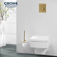 GROHE Essentials 40374GL1 Ершик для унитаза (золото), в магазине сантехники Сантехмаг.Ру