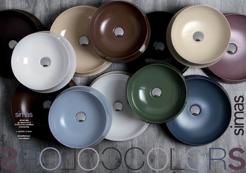 SIMAS Sharp SH04bi Раковина накладная (белая), купить в магазине сантехники Сантехмаг.Ру