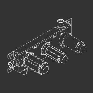 Смеситель Dornbracht 35 529 970 90 xTOOL термостат, в магазине ...