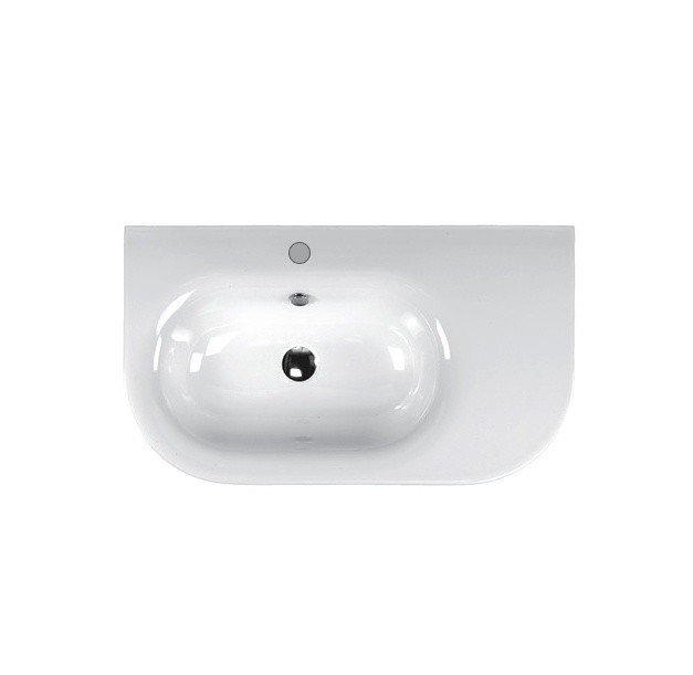 HATRIA Daytime Y0YJ01 Раковина для ванной комнаты 86*50 см, с правым ...