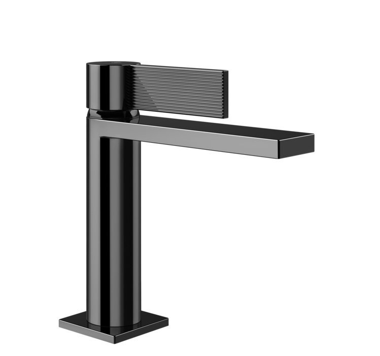Gessi Inverso Rigato 73502.706 Смеситель для раковины (черный хром ...