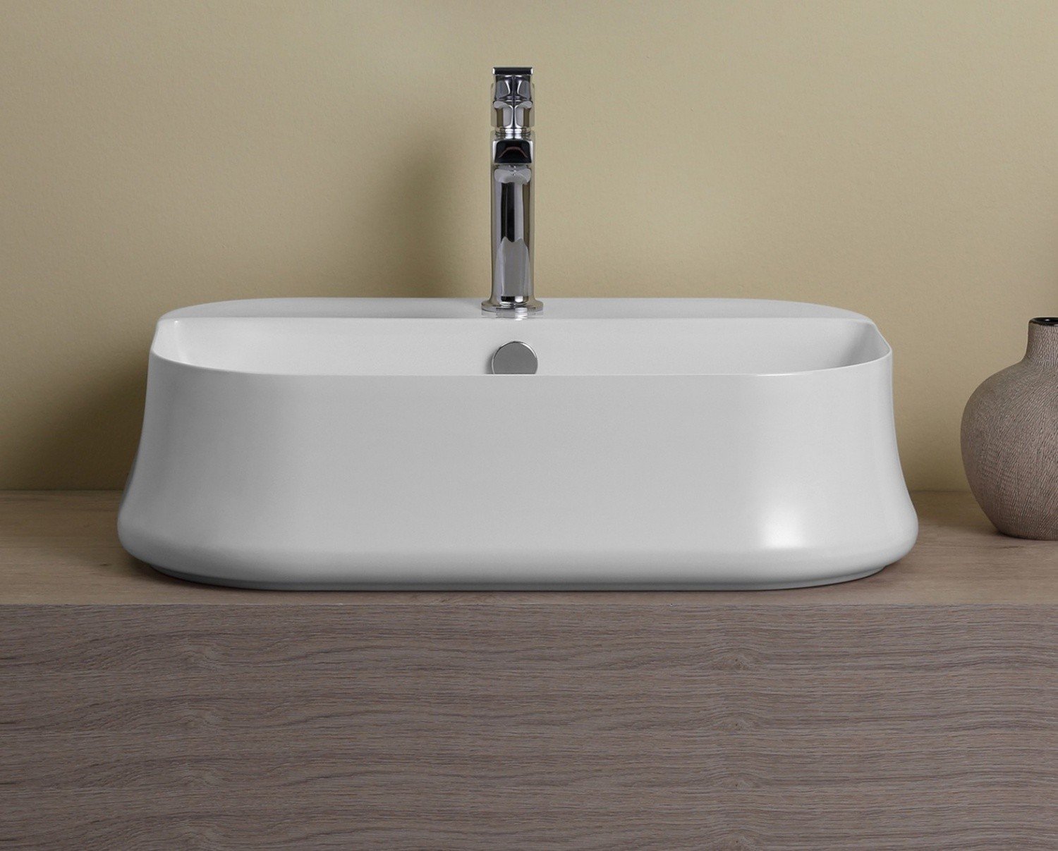 SIMAS Sharp SH09bi Раковина накладная (белая), купить в магазине сантехники Сантехмаг.Ру