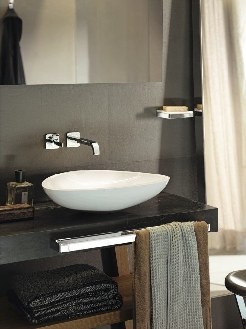 Hansgrohe Axor Universal 42803000 Мыльница-полочка (хром/белый), в ...