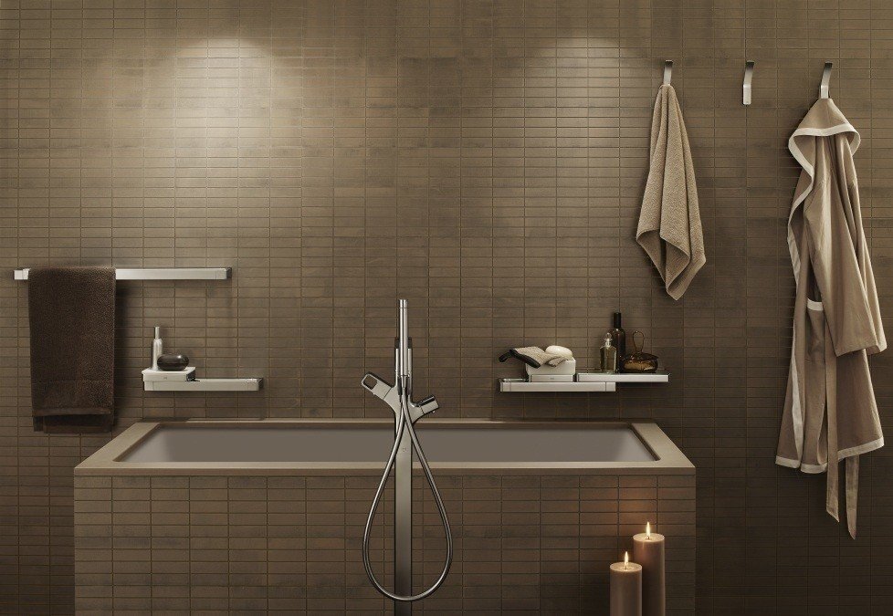 Hansgrohe Axor Universal 42803000 Мыльница-полочка (хром/белый), в ...