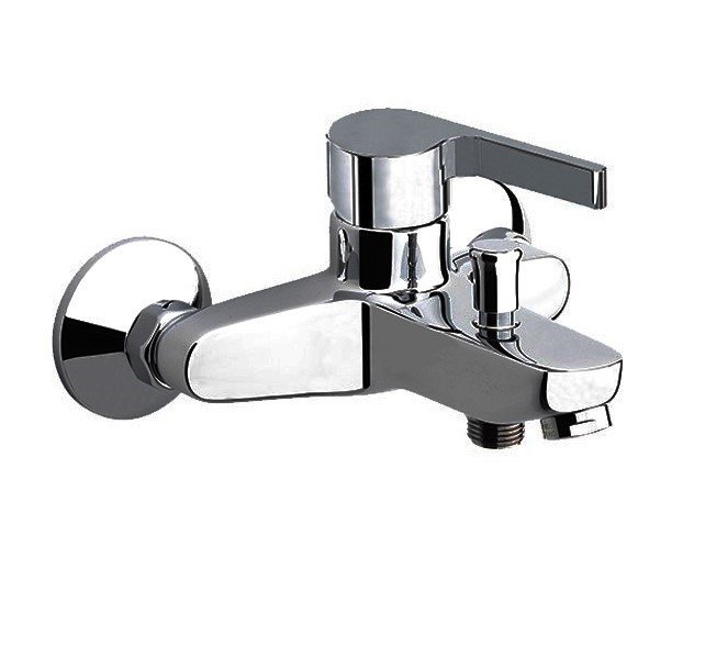 Webert DoReMi DR850102345 Смеситель для ванны (никель матовый), в магазине сантехники Сантехмаг.Ру