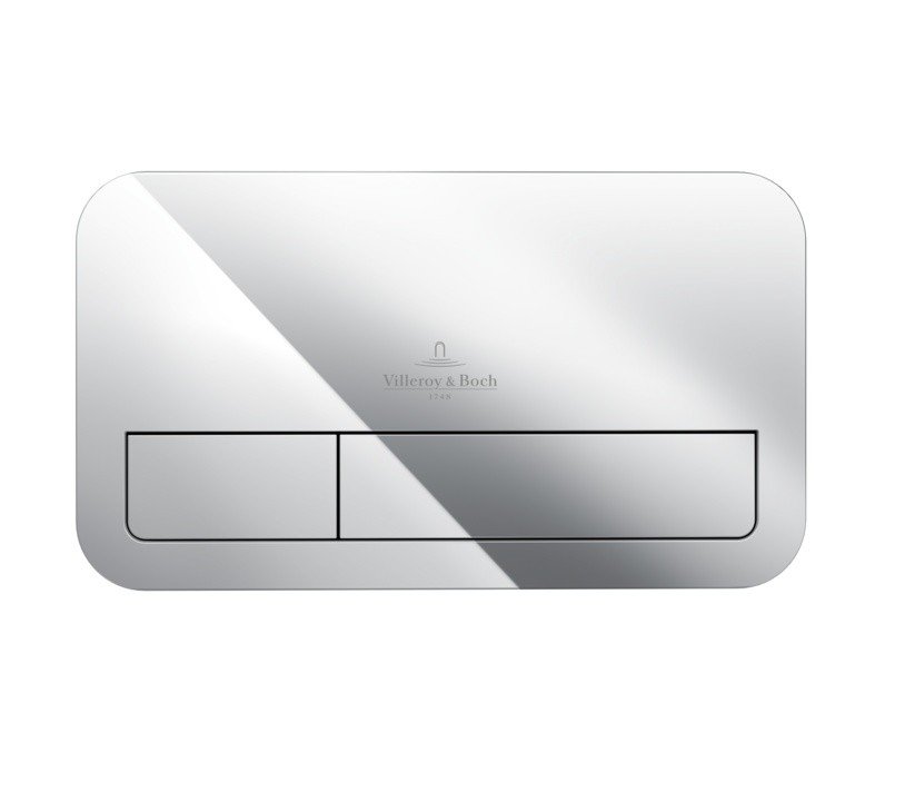 Villeroy & Boch ViConnect 92249061 Клавиша смыва для унитаза (хром ...