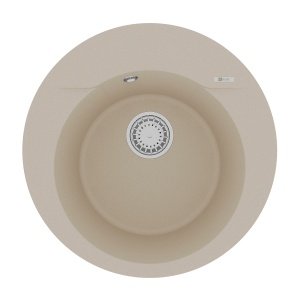 Paulmark GELEGEN 50 PM404800-BE Мойка для кухни Ø 47 см (бежевый), купить в магазине сантехники ...