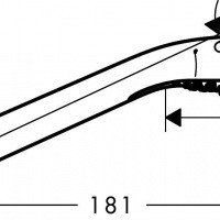 Hansgrohe Croma Select S Multi EcoSmart 26801400 Ручной душ (хром/белый ...