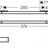 Hansgrohe Axor Universal 42830000 Поручень-полотенцедержатель (хром ...