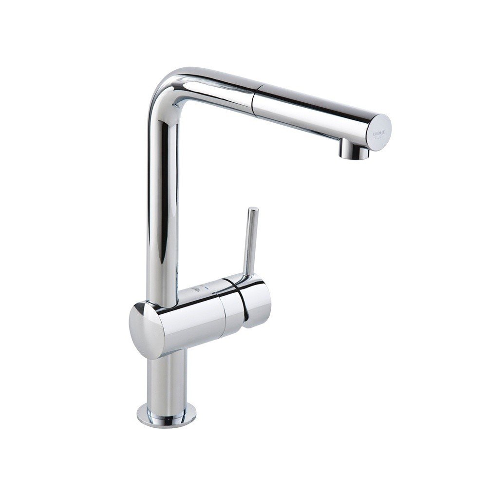 GROHE Minta 32168000 - Смеситель для кухни с вытяжным изливом (хром ...
