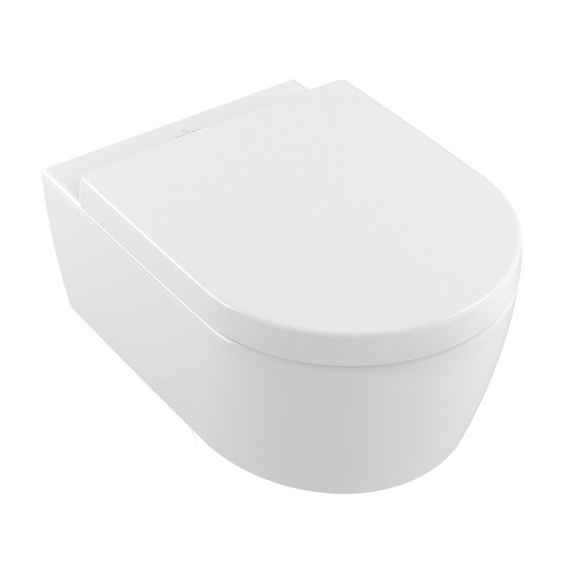 Villeroy Boch Avento 5656HRR1 Подвесной унитаз в комплекте с сиденьем и ...