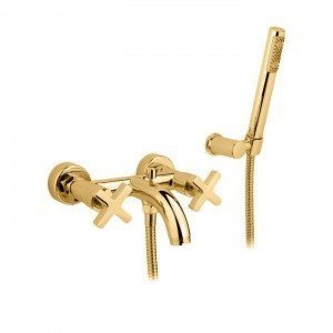 Webert Karenina KA720201010 Смеситель для ванны (золото), купить в магазине сантехники Сантехмаг.Ру