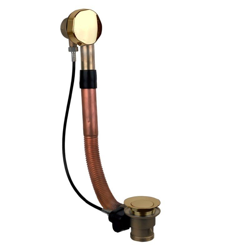 Webert AC0035010 Слив-перелив для ванны - полуавтоматический (золото ...
