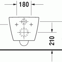 DURAVIT ME by Starck 2529090000 Подвесной унитаз (белый), купить в ...