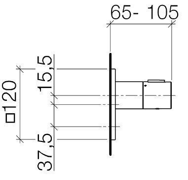 Смеситель Dornbracht 36 416 780 xTOOL термостат для ванны, в магазине ...
