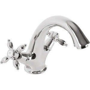 Tres Retro 12910361 Смеситель для раковины (хром), купить в магазине сантехники Сантехмаг.Ру