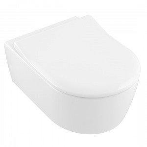 Villeroy Boch Avento 5656RS01 Подвесной унитаз в комплекте с сиденьем и ...