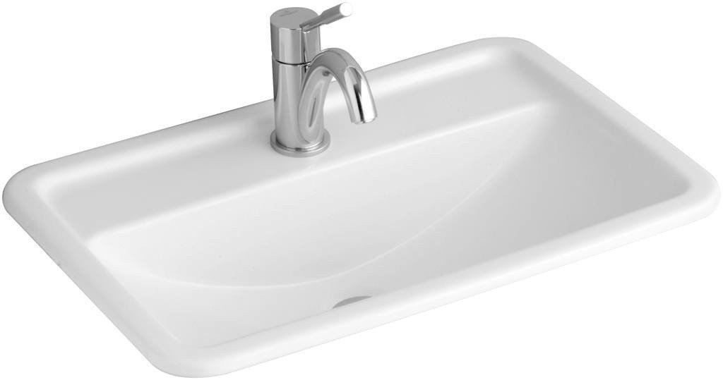Villeroy&Boch Loop Friends 51456001 Раковина встраиваемая (альпийский ...
