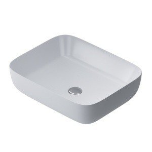 Bravat Source C22250W-ENG Раковина накладная 506*395 мм (Белый ...