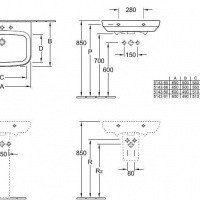 Villeroy&Boch Sentique 514365R1 Раковина (альпийский белый), в магазине ...