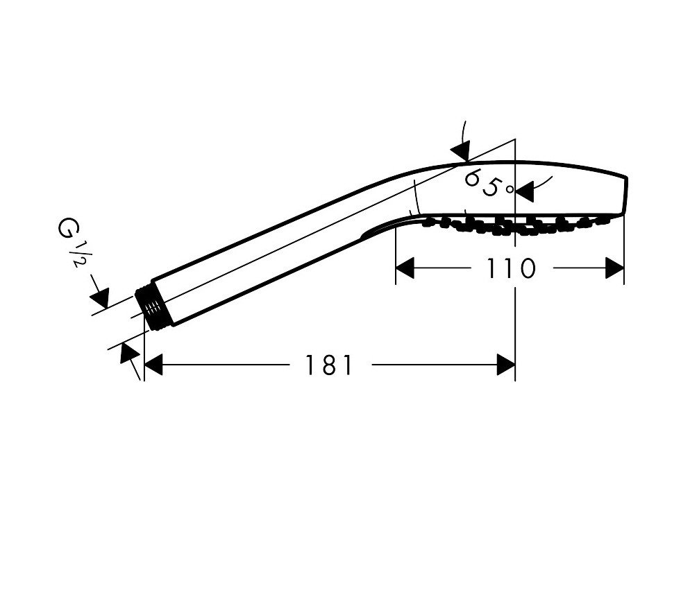 Hansgrohe Croma E 26814400 Ручной душ (хром), купить в магазине ...