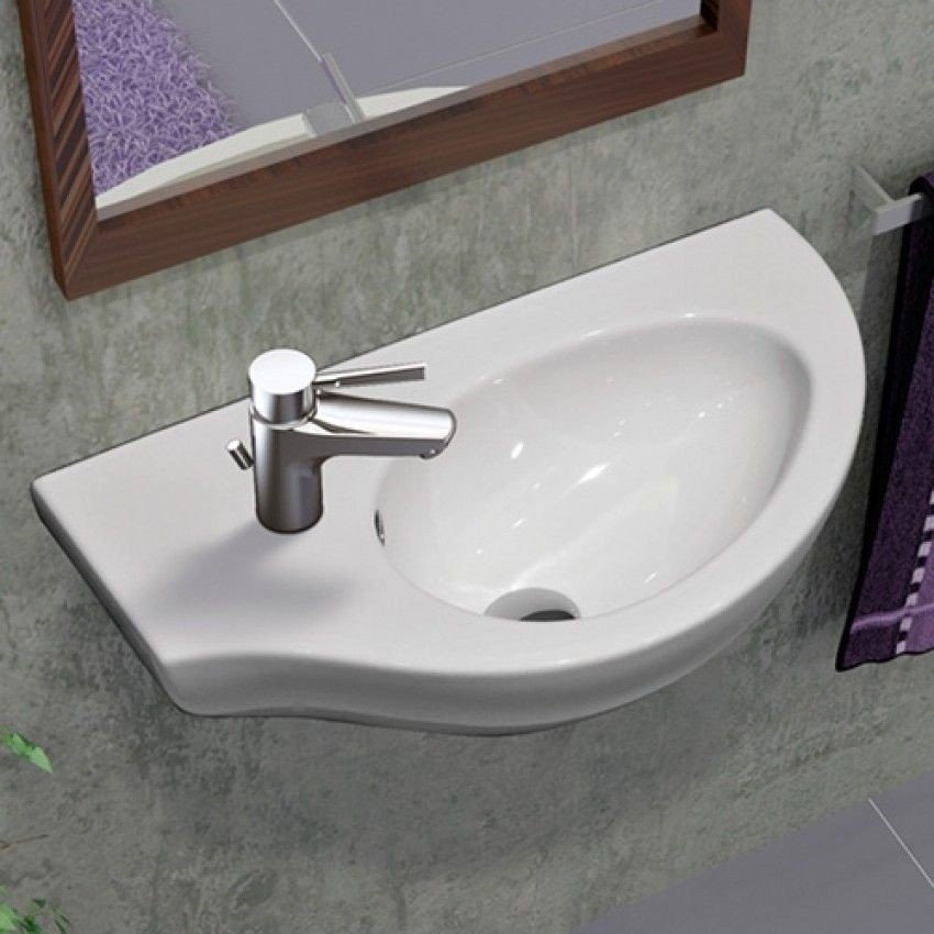 Serel Friendly 6742 Раковина угловая подвесная 57*32 см (белый), купить ...