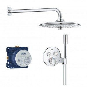 Grohe Grohtherm 34732000 Душевая система скрытого монтажа (хром), в ...