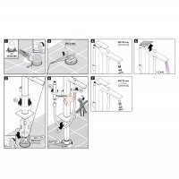 Hansgrohe Metropol 32532140 Напольный смеситель для ванны, в магазине ...