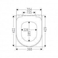 Villeroy & Boch O.novo 9M38S101 - Сиденье с крышкой для унитаза ...