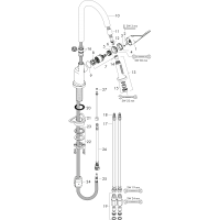 Смеситель для кухни 39835000 Axor Citterio, в магазине сантехники ...