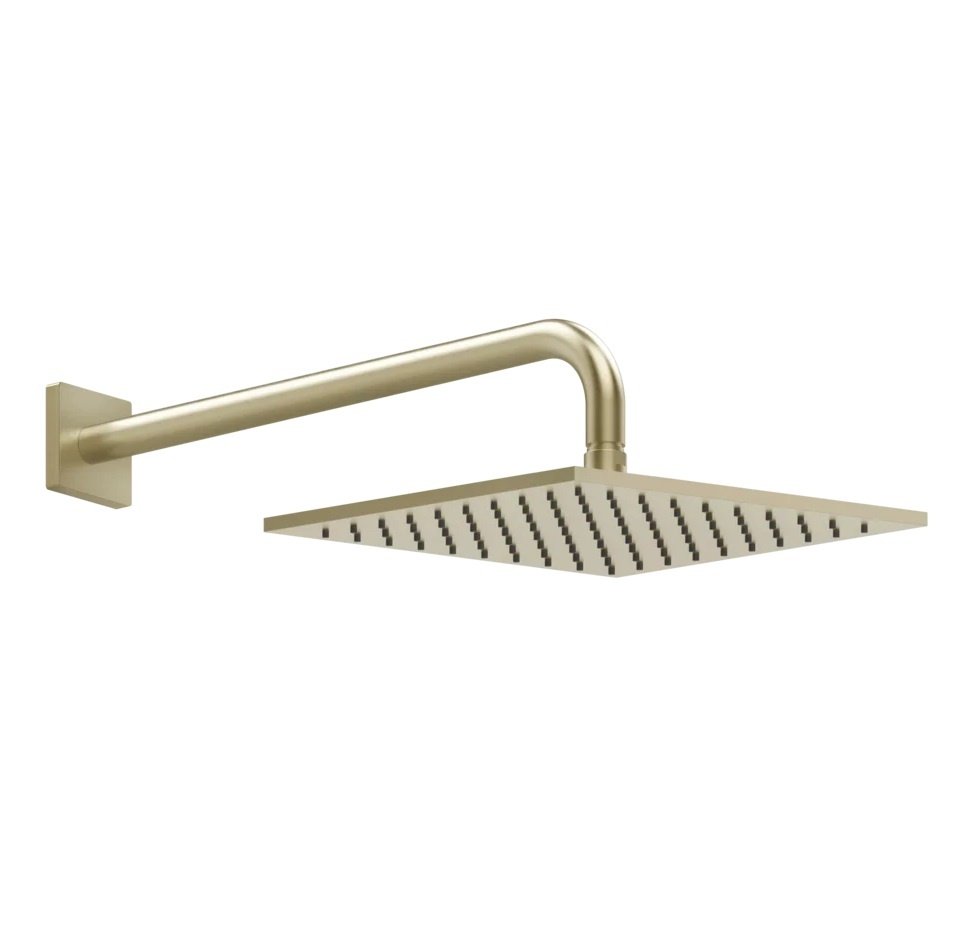 GESSI Rilievo 59158.727 Верхний душ 250*250 мм (латунь шлифованная), в ...