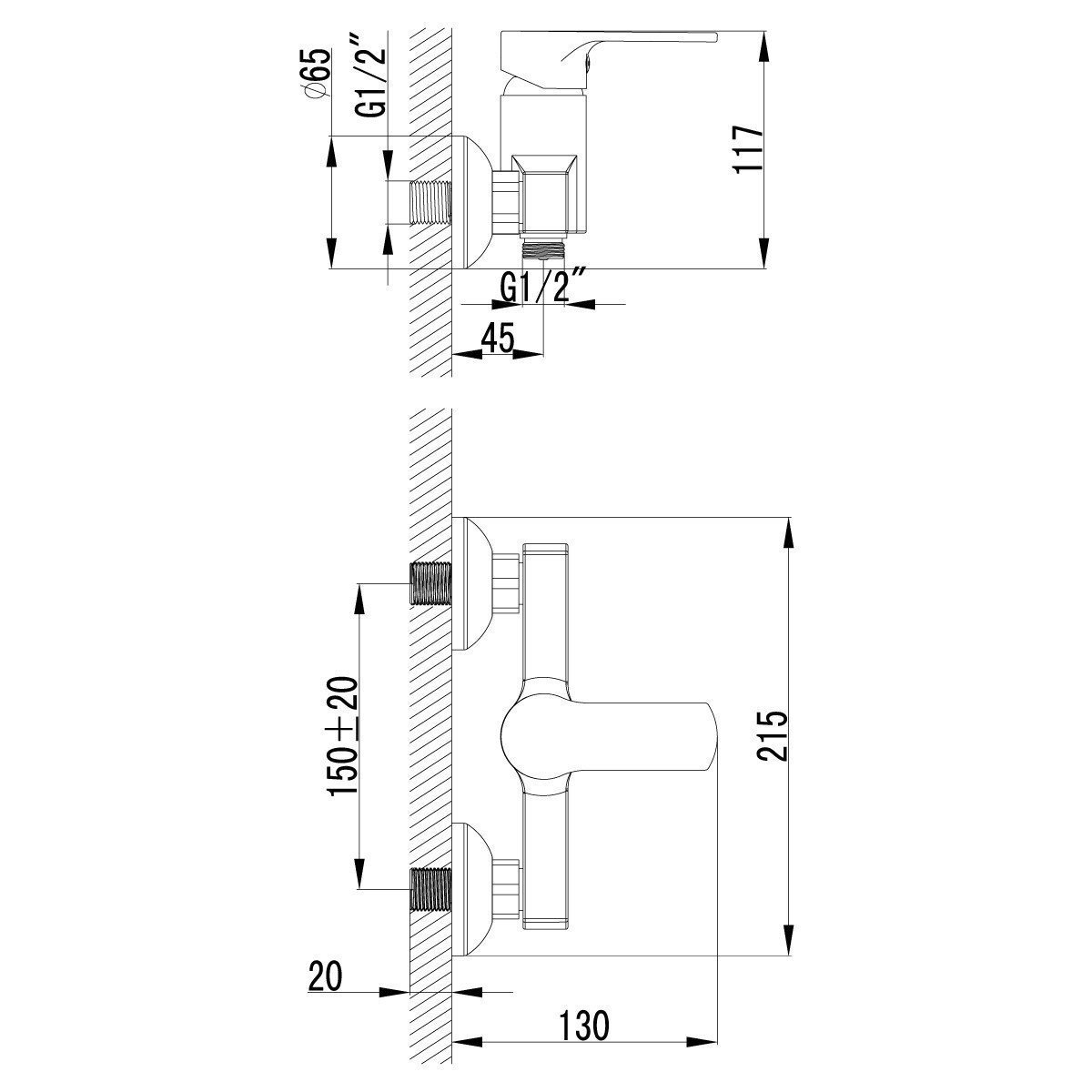 Lemark Plus Grace LM1503C - Смеситель для душа (Хром), купить в ...